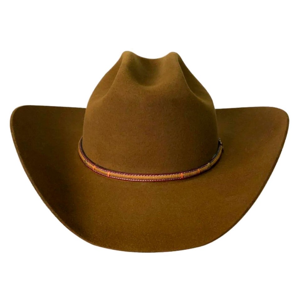 Stetson 4X Powder River Mink Buffalo Felt Cowboy Western Hat - Size 7 5 ...