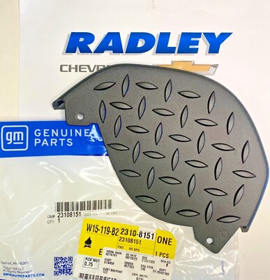 NEW GM OEM REAR BUMPER- INSERT PAD RIGHT GMC CHEVROLET 23108151 | eBay