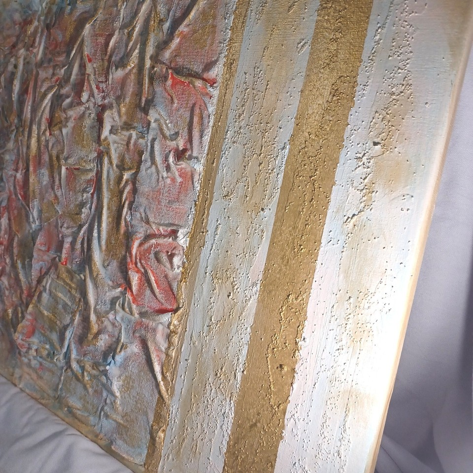 Textured wall art 18x24 Abstract Mario New Orleans | eBay