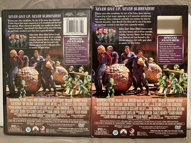 Galaxy Quest (DVD, 2009, Deluxe Edition) for sale online | eBay