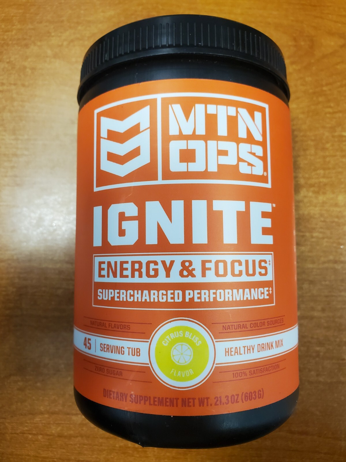 MTN OPS Ignite Supercharged Energy & Focus Drink 45 Servings Exp 1/25 ...