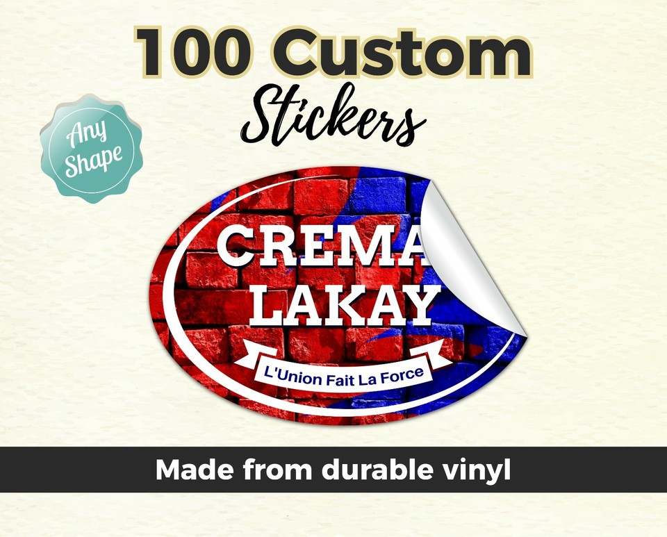 Custom logo stickers | Product Labels | Die cut Stickers custom ...
