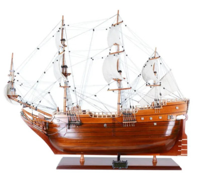 Arabella Arbella Winthrop Fleet Flagship Wood Tall Ship Model 36" Semi ...