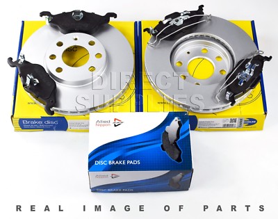 FRONT AXLE BRAKE SET DISCS PADS FOR OPEL VAUXHALL COMLINE ADB3584 ...