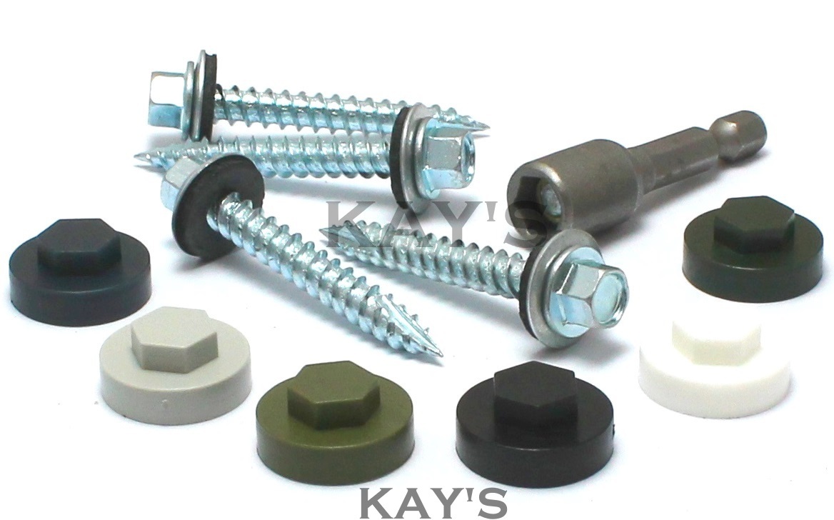 Roofing Screws Hexagon Head Roofing Screw With Washer For Wood Buildex ...