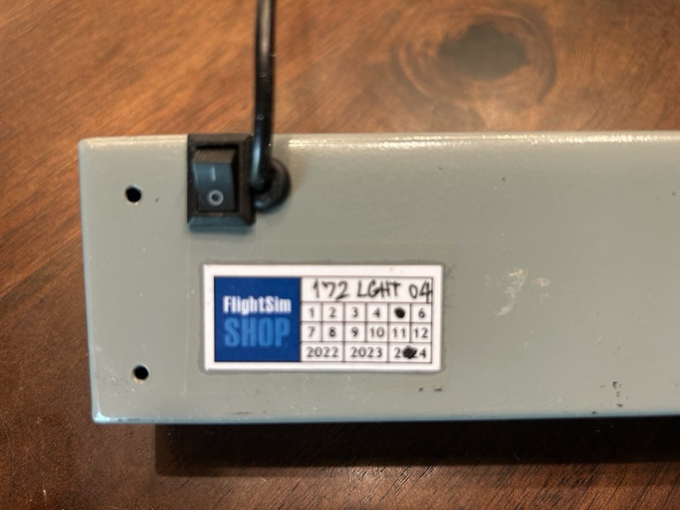 Cessna GA Style Switch Lights Panel MSFS Flight Sim Shop FREE SHIPPING ...