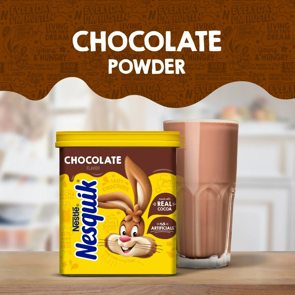 Nesquik Chocolate Flavor Powder Drink Mix, about 43 Servings, 20.1oz 20 ...