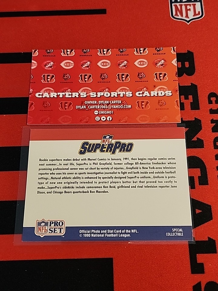 1990 Pro Set Football - Special Inserts #SUPE - SUPERPRO | eBay