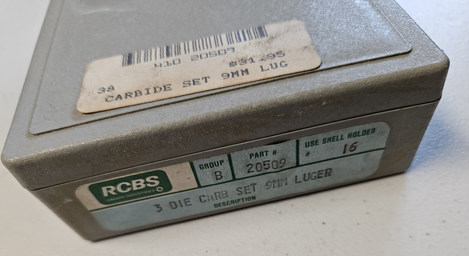RCBS 3 Die Set Carbide Reloading Die 9mm 20509 | eBay