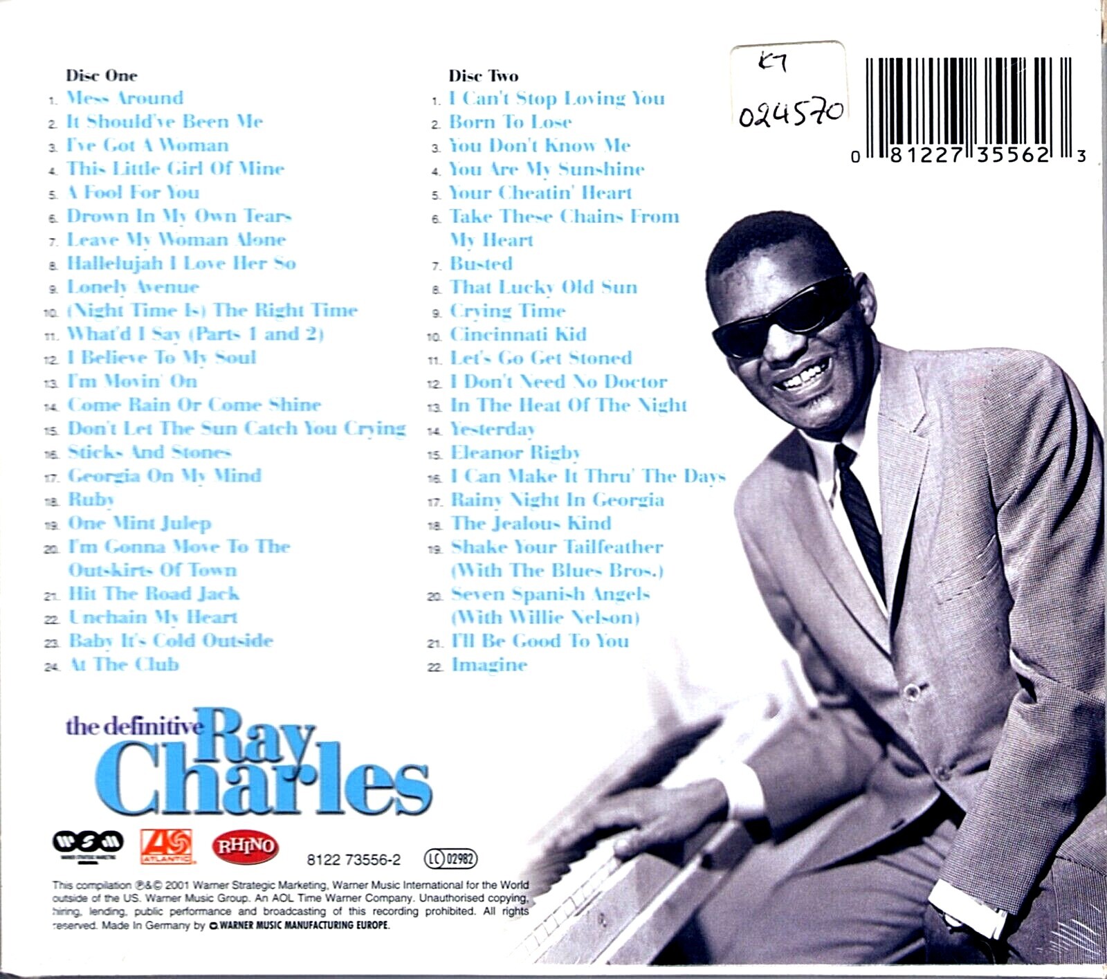 Definitive+by+Ray+Charles+%28CD%2C+2001%29 for sale online | eBay