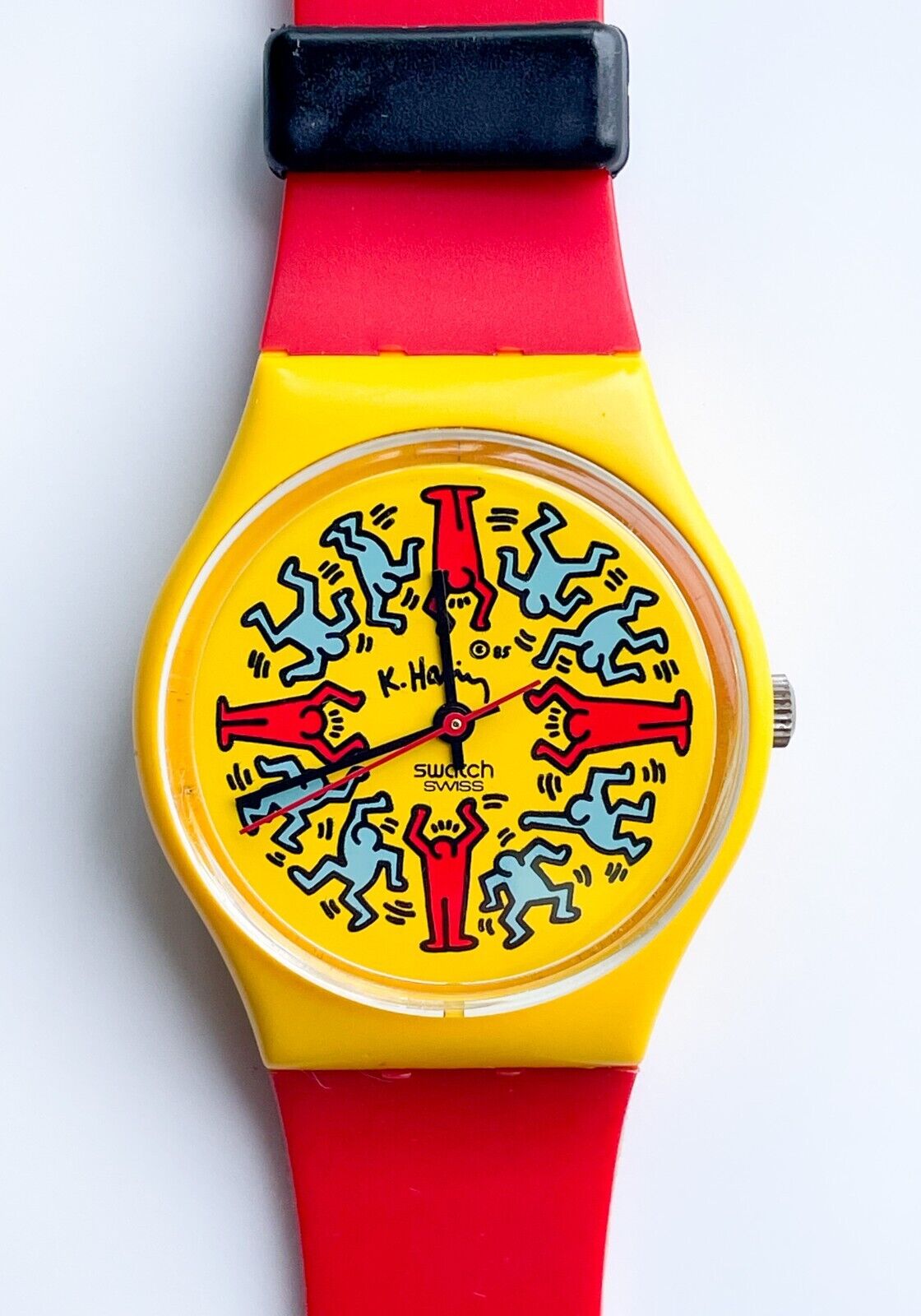 Swatch by Keith Haring, Modele Avec Personnages, 1985 - New battery | eBay