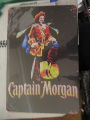 captain morgan METAL RETRO STYLE SIGN 30 by 20 cm | eBay