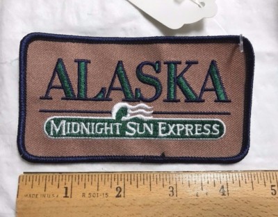 Alaska Midnight Sun Express AK Train Railway Rail Scenic Tour Souvenir ...