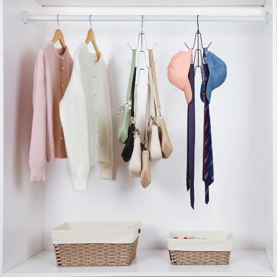 Bag Rack Hanger Organizer Portable Purse Hooks Handbag Organizer Hanger ...