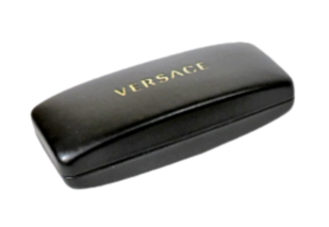 New VERSACE Rx-able Eyeglasses MOD. 1285 1001 56-17 150 Gunmetal ...