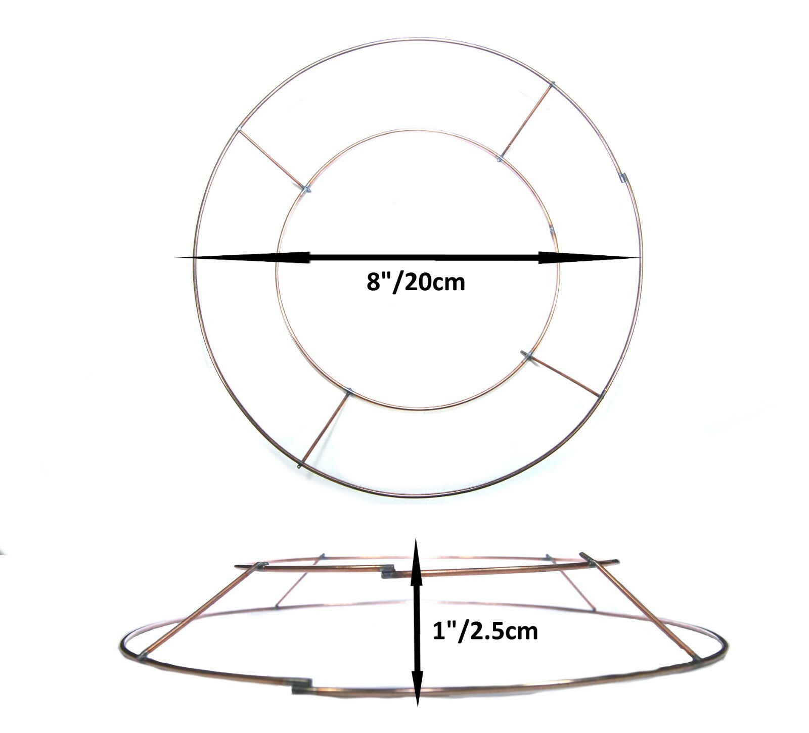 Metal Florist Wreath Frames / Rings - Flat & Raised - Various Sizes ...