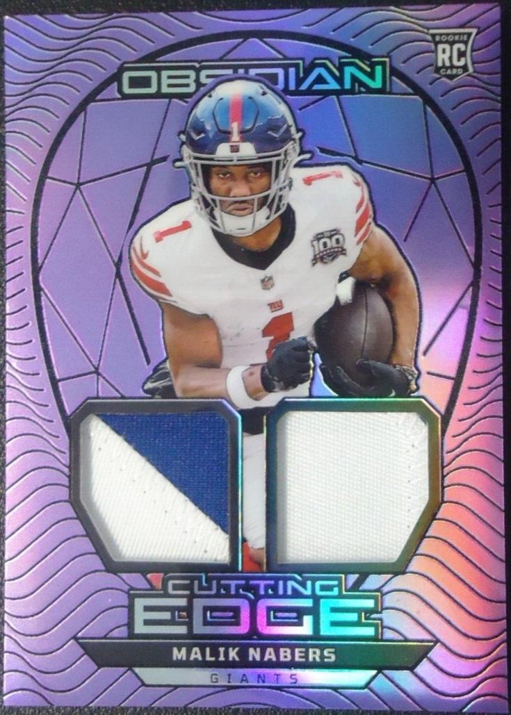 2024 Panini Obsidian - Cutting Edge Materials Malik Nabers #CEM-MNS ...