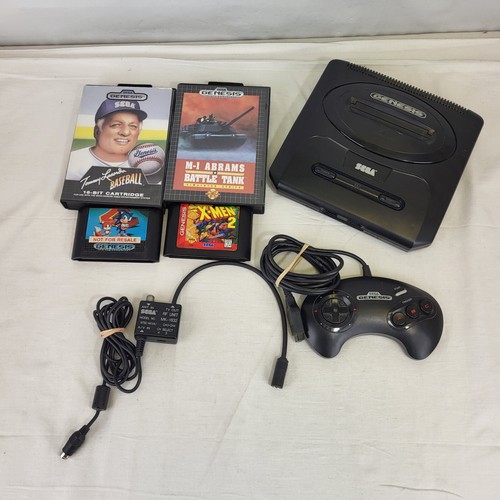 Sega Genesis Bundle W/1x Controller & 4x Games -NO POWER CORD -TESTED ...