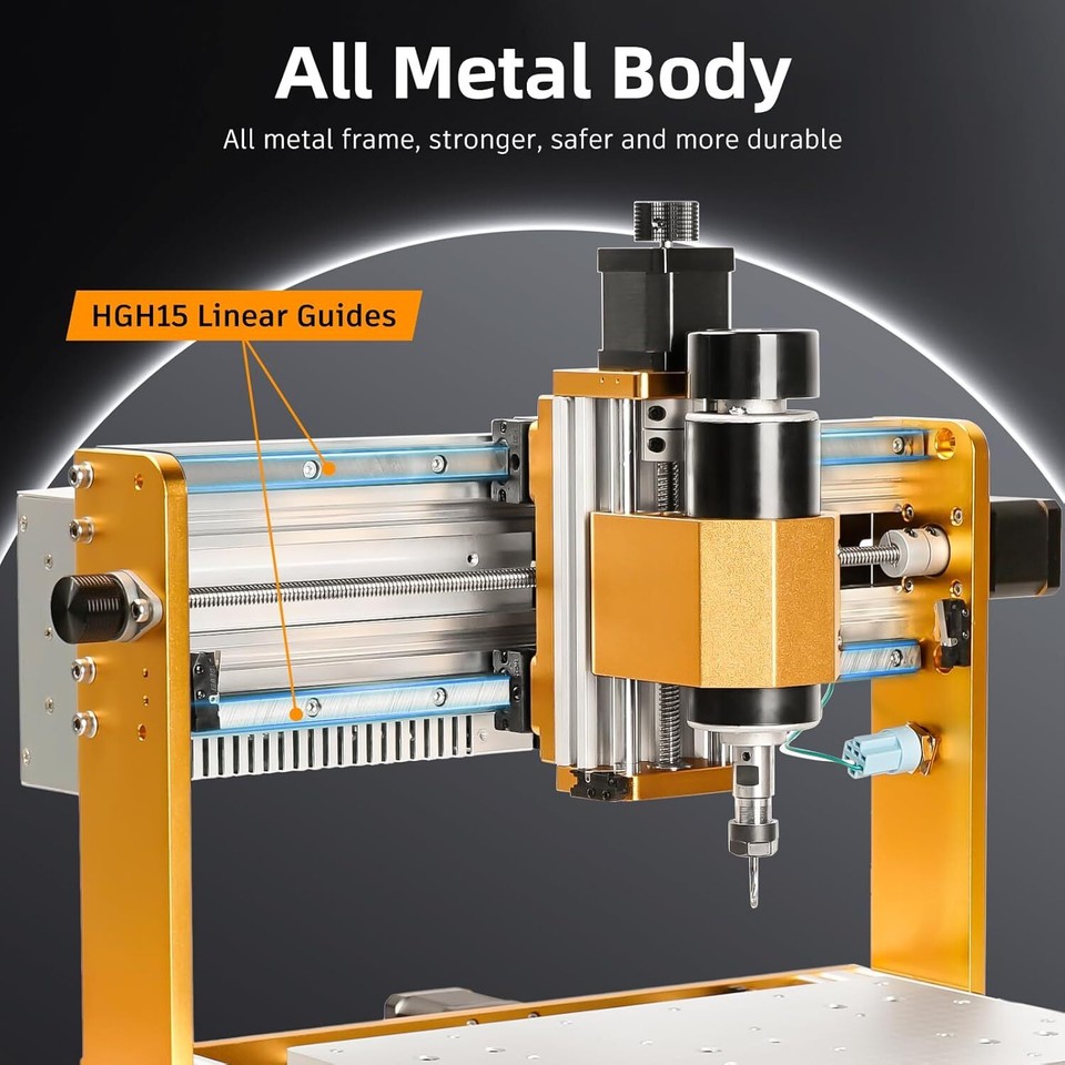 Lunyee 3018 Pro Ultra CNC Machine 500W All-Metal CNC Router Machine ...