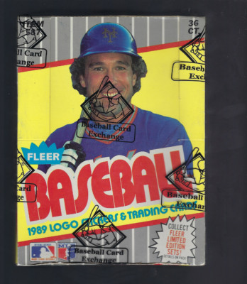 1989 Fleer Baseball Sealed Box BBCE Potential BILLY RIPKEN FF Card ...