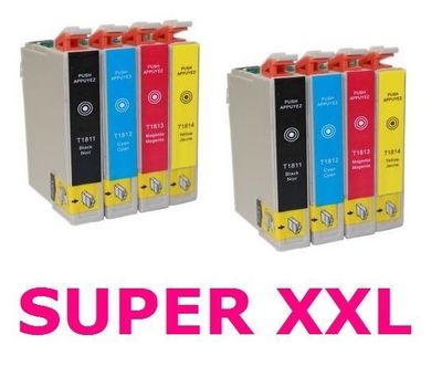 8 x Ink for EPSON Expression Home XP-102 XP-202 XP-205 XP-212 XP-302 XP ...