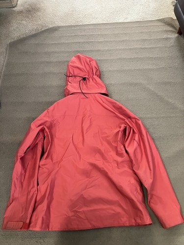 Patagonia Jacket Womens L red shell H2NO Waterproof Rain Weatherproof ...