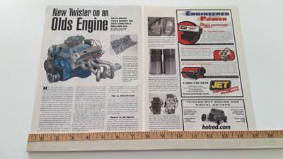 OLDSMOBILE 455 ENGINE MONDELLO TWISTER INTAKE ORIGINAL 2003 ARTICLE | eBay