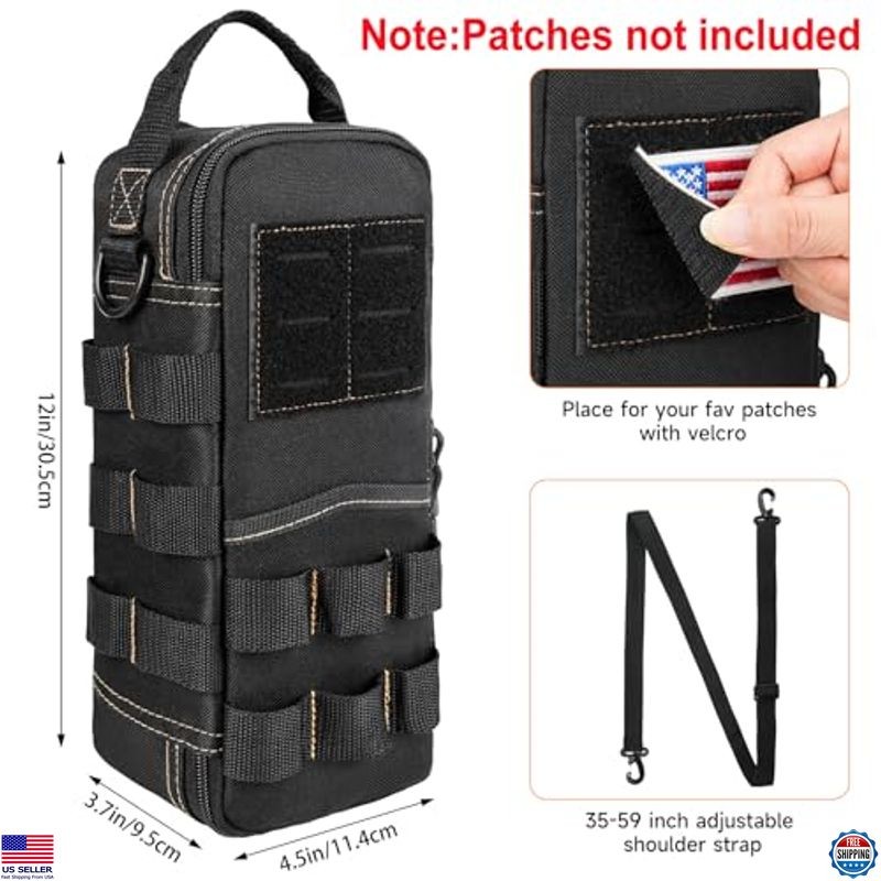 Heavy Duty Small Tool Bags for Men with Carabiner,Tactical Tool Pouch ...