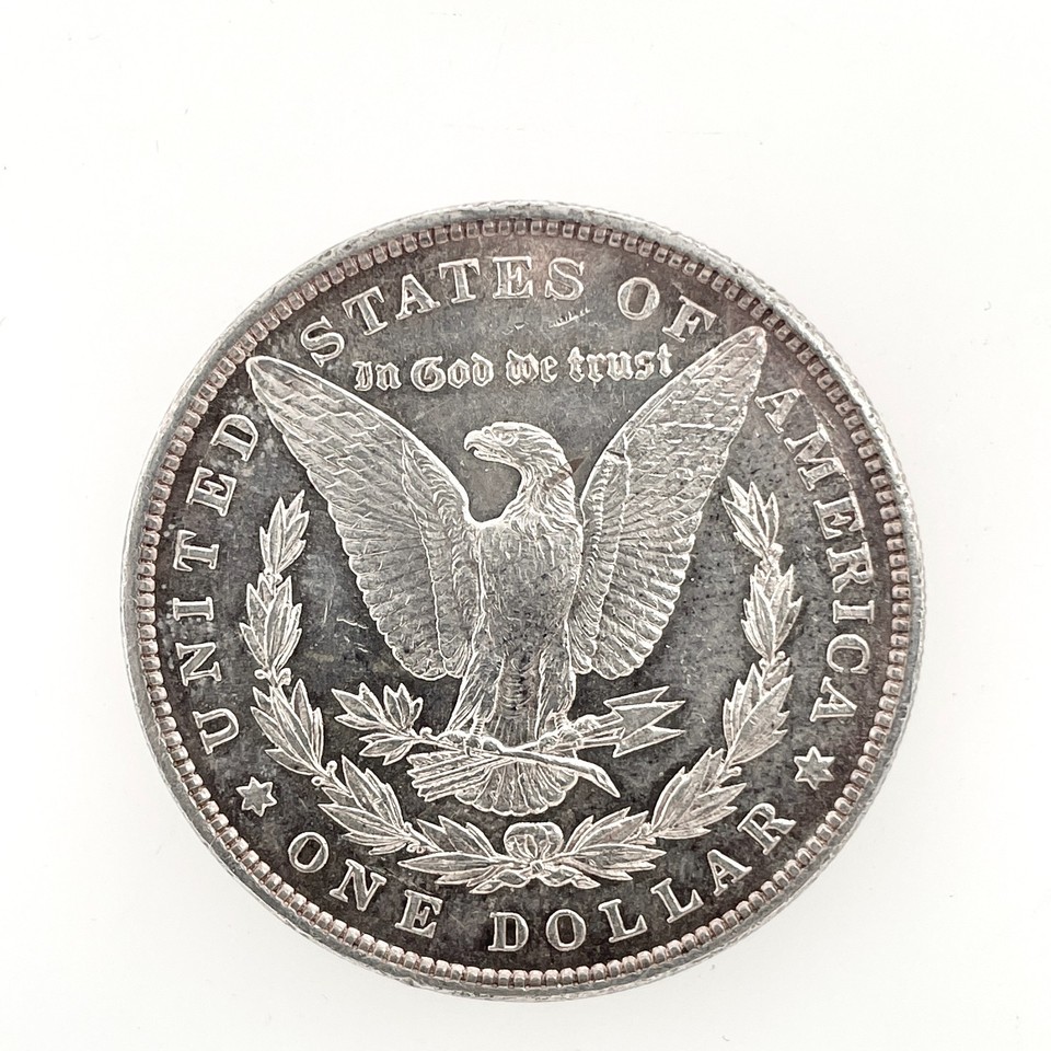1897 P PL- Proof Like Morgan Dollar Unc. Toned 90% Silver $1 U.S Coin ...
