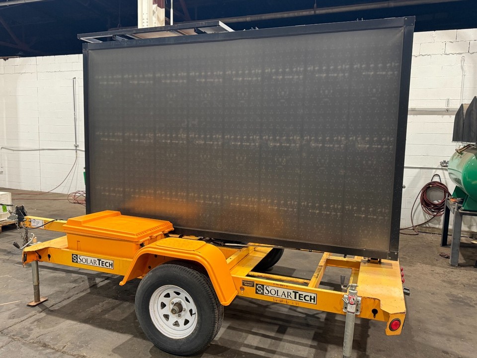 Solar Tech Message Board Trailer - Used - AM24187 | eBay