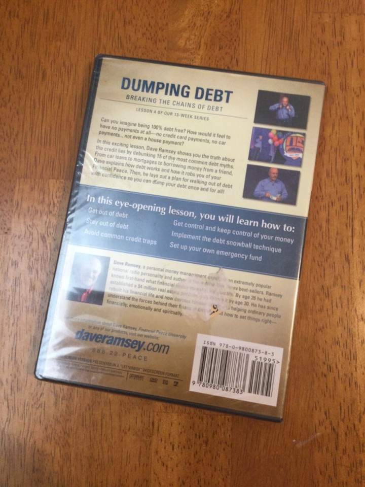 Dave Ramsey: Dumping Dept - Breaking the Chains of Dept - DVD | eBay