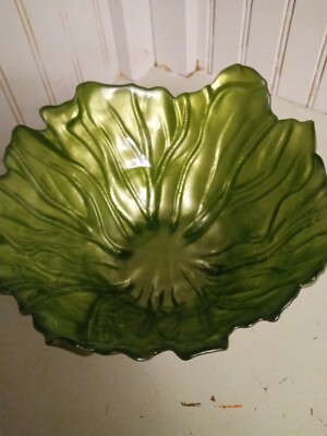 Arda Glassware Lettuce Shaped Bowl | eBay