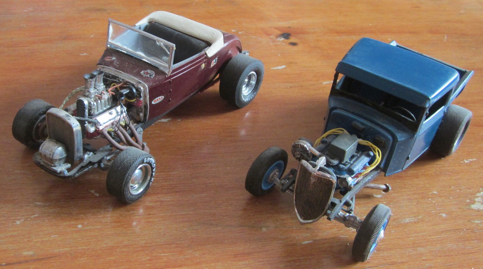 AMT Ford Model A & 1934 Pickup Truck 70s Hot Rod / Drag Built Lot of 2 ...
