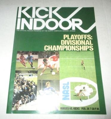 1980 NASL Indoor Divisional Championship Program - Memphis Rogues, Minn ...