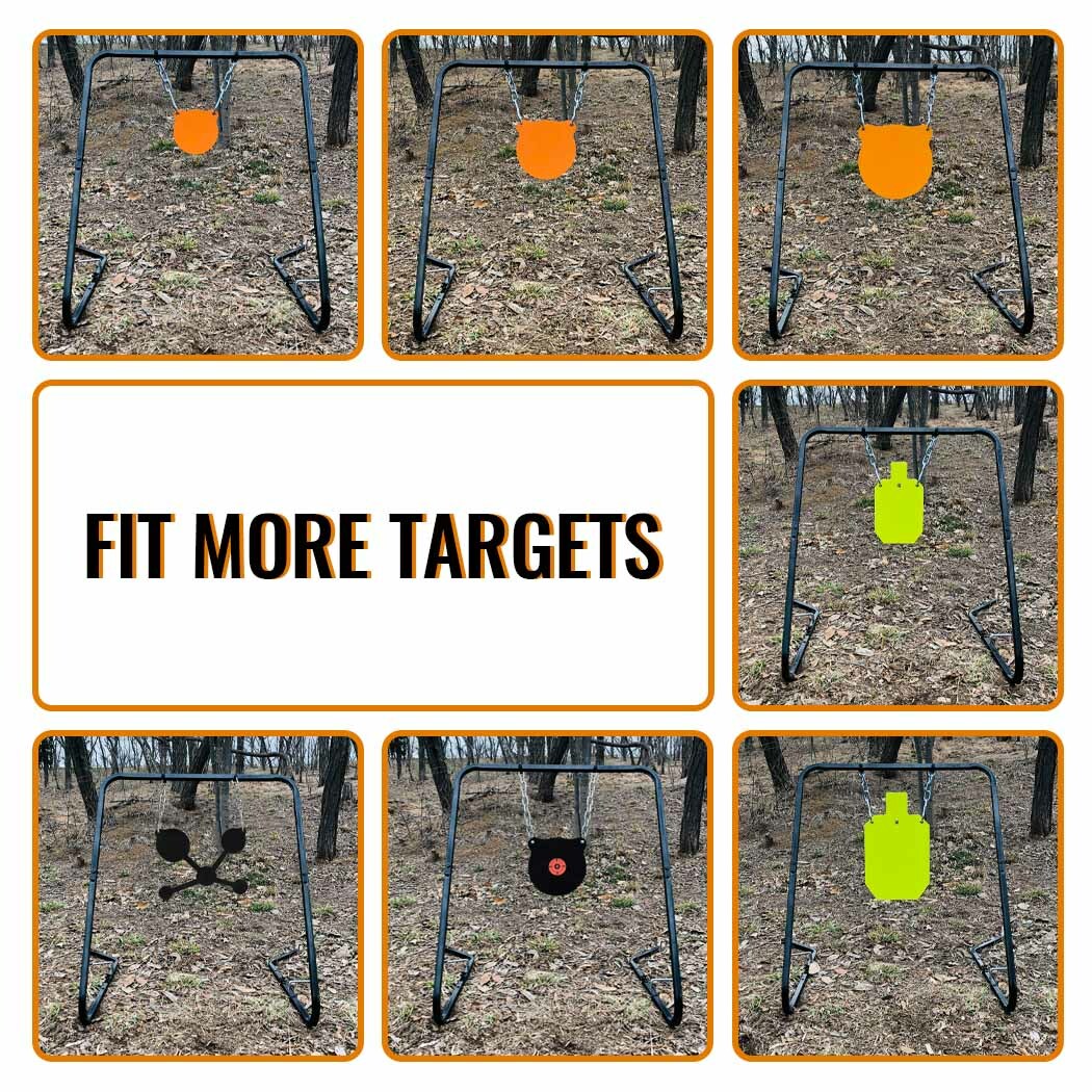 Highwild Shooting Target Stand with Chain Mounting Kit + 8" AR500 Steel ...
