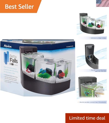 Acrylic Betta Falls Aquarium with Waterfall Feature - Perfect for Small ...