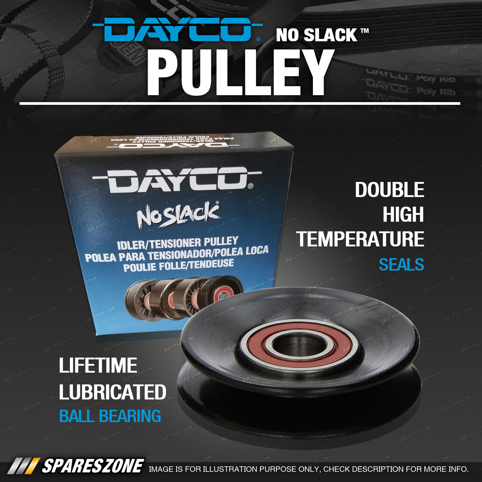 Dayco Idler Pulley for Renault Espace Koleos H45 Laguna Latitude Megane ...