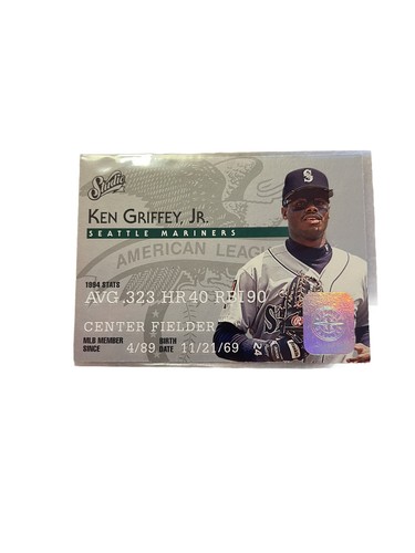 1995 Studio - #5 Ken Griffey Jr credit card excellent condition! Rare ...