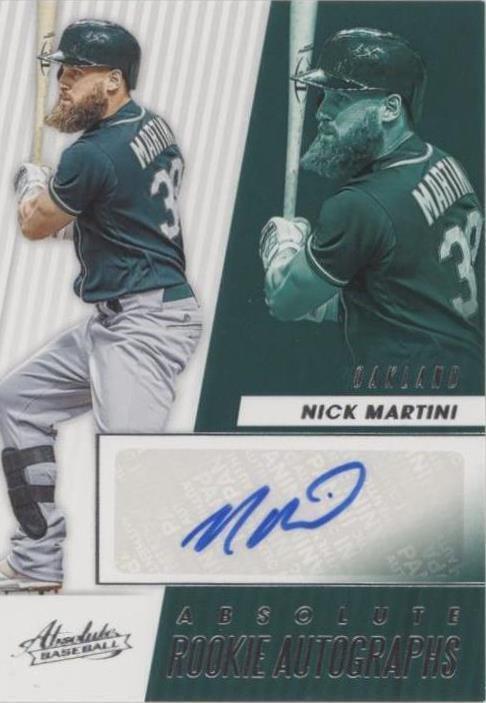 2019 Panini Chronicles - Absolute Rookie Autographs Nick Martini #ARA ...