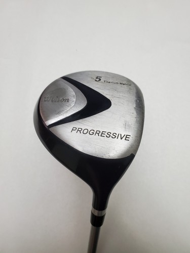 WILSON PROGRESSIVE 5 WOOD TITANIUM MATRIX GOLF CLUB RH GRAPHITE SHAFT ...