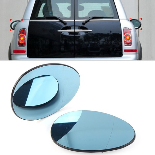 2x Door Side Rear View Heated Mirror Glass For Mini R55 R56 R57 R58 R59 ...