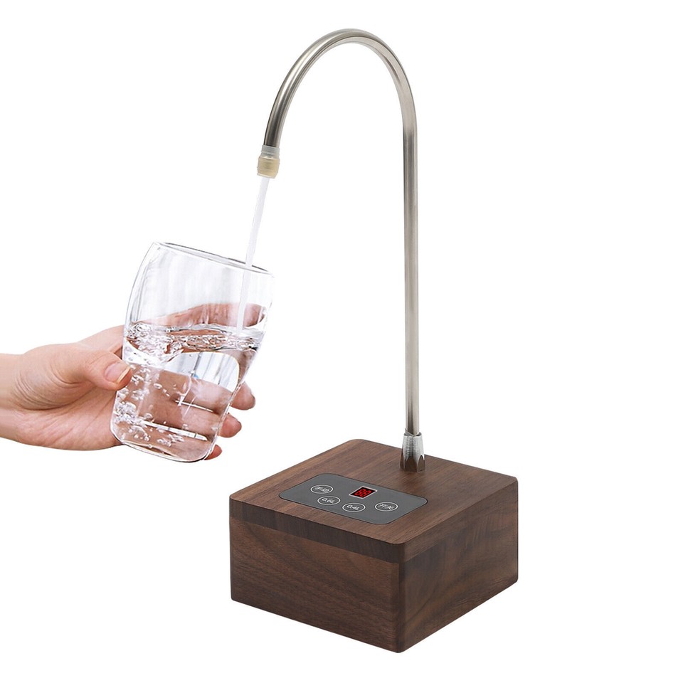 Electric Tabletop Water Dispenser & Water Jug Pump Fit for Home Office ...