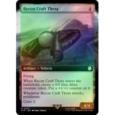 FOIL RECON CRAFT THETA (EXTENDED ART) X4 Universes Beyond: Fallout ...