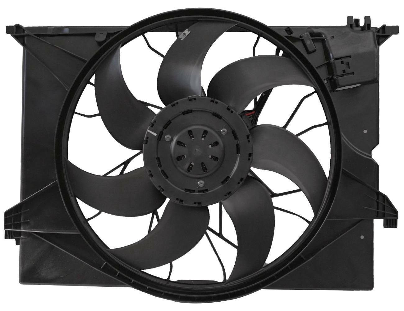 NEW Radiator Cooling Fan Assembly for Mercedes C216 W221 S350 S500 ...