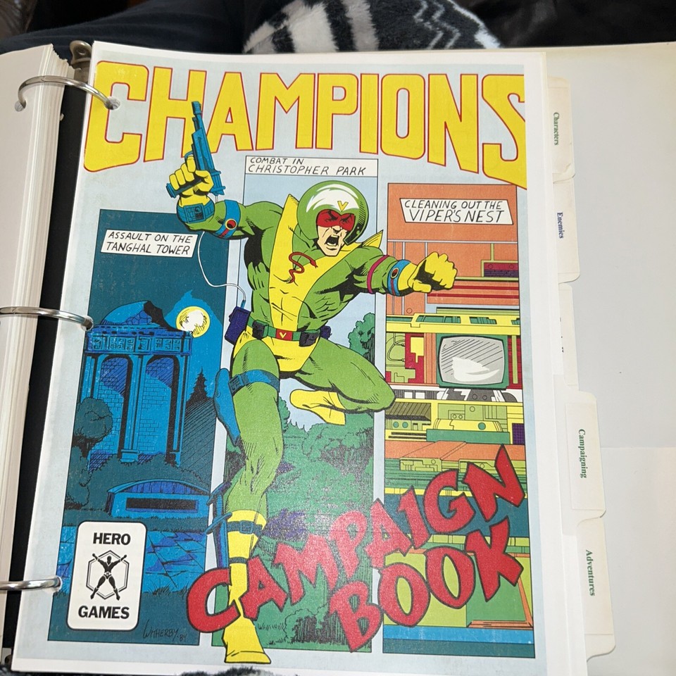 Champions The Super RPG - Multi Binder Macdonald & Peterson - Hero ...