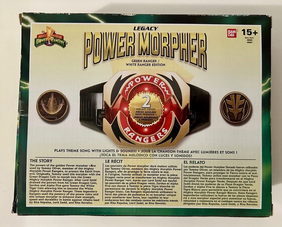 Power Rangers MMPR Legacy Green White Morpher – Factory Sealed | eBay UK