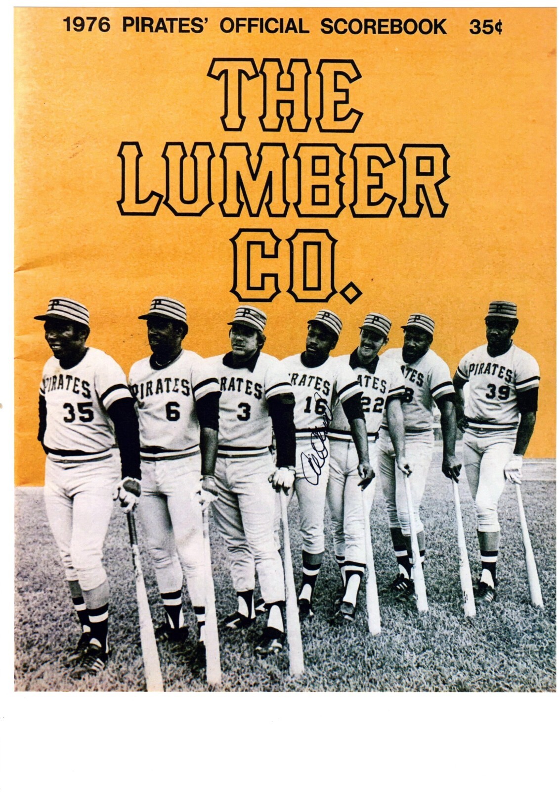 THE LUMBER COMPANY 1976 PITTSBURGH PIRATES 8X10 TEAM PHOTO BASEBALL HOF ...