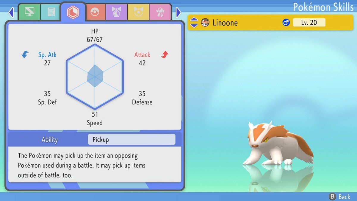 Shiny Linoone Sprite