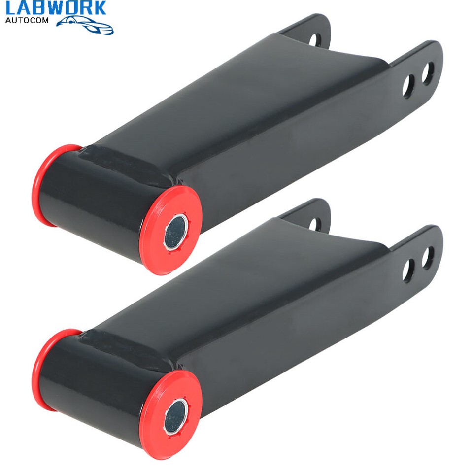 3" Rear Lowering Drop Shackle For Chevy Silverado Sierra 2500HD 3500HD ...