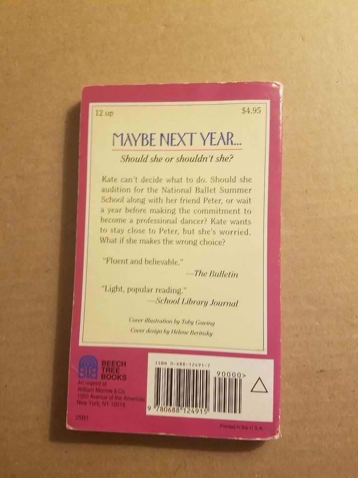 Maybe Next Year by Amy Hest (1994, Paperback) 9780688124915| eBay